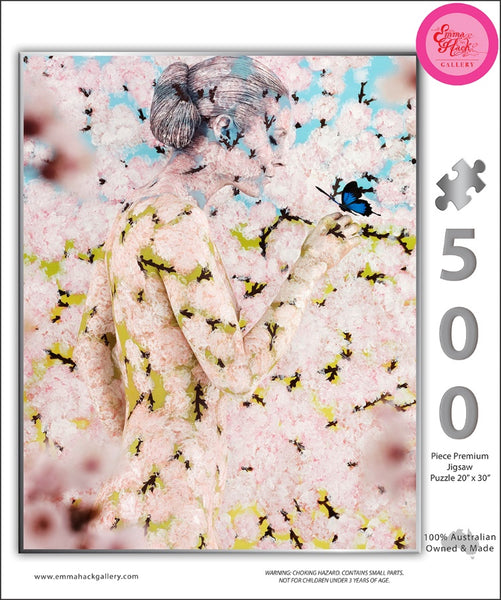500 Piece Puzzle - Blossom Butterfly – Emma Hack Gallery